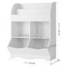 Viv + Rae™ Kupang 35.1"H Wood Storage Cube Bookcase with Display Shelf, White & Reviews | Wayfair